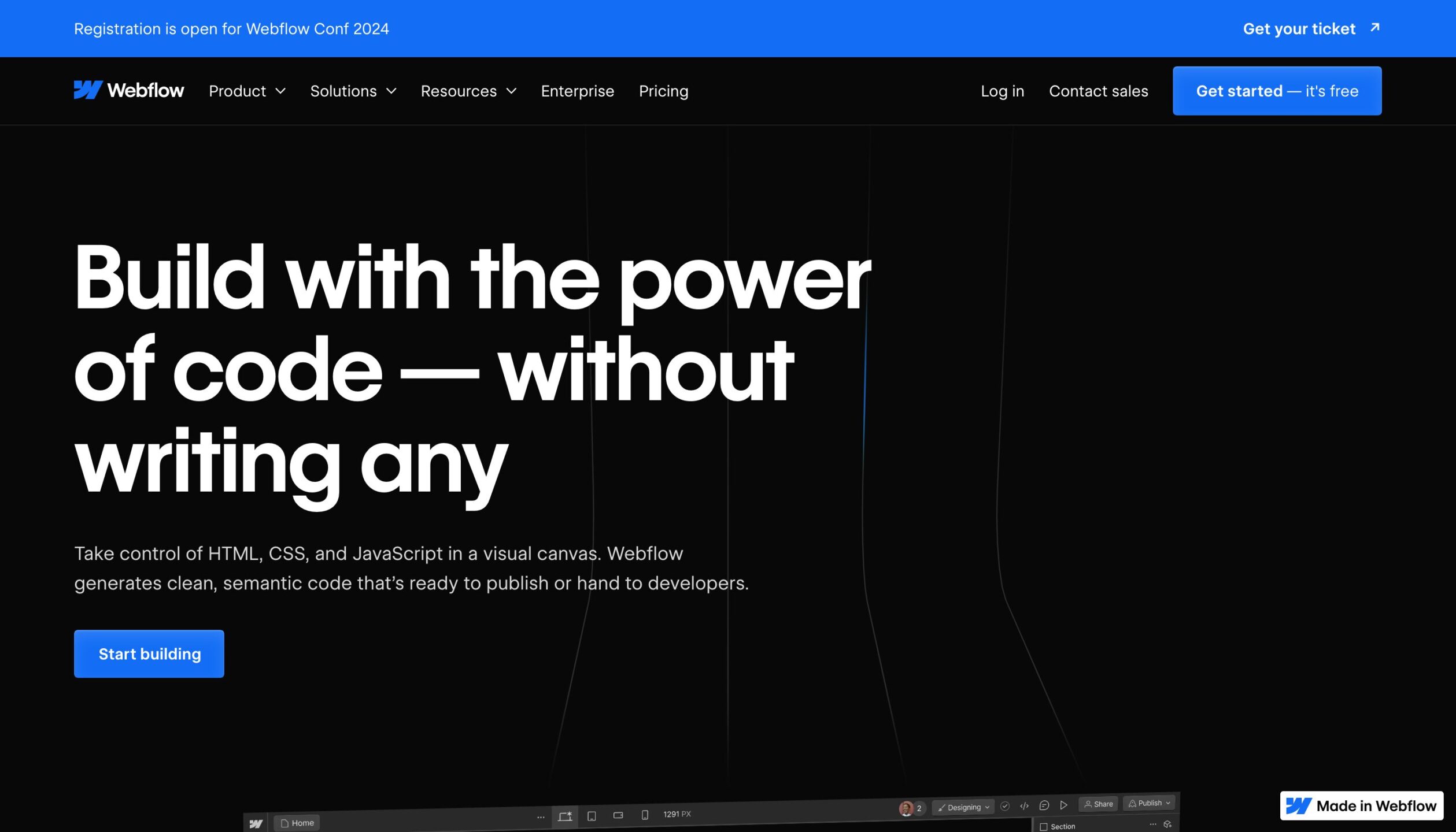 Webflow中文簡介 - NOCODE.HK